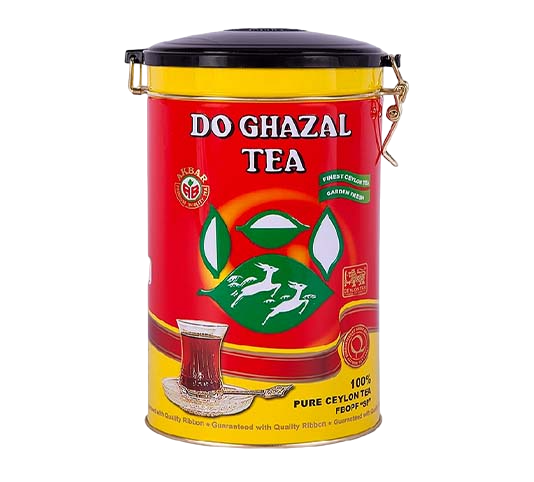 Do Ghazal Red 400g Round Tin – Do Ghazal Tea